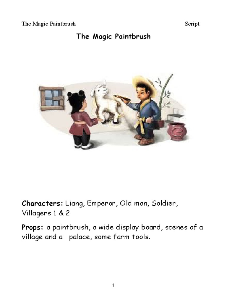 The Magic Paintbrush | PDF