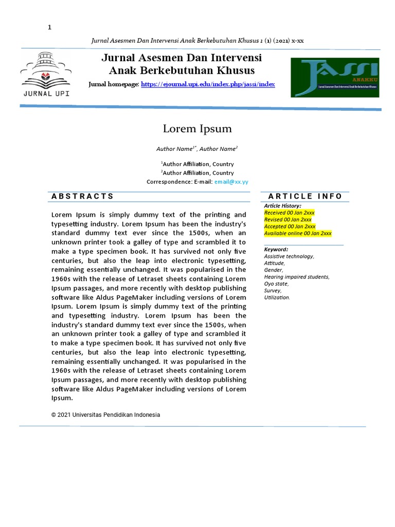 Template Jassi Anakku | PDF | Environmental Engineering