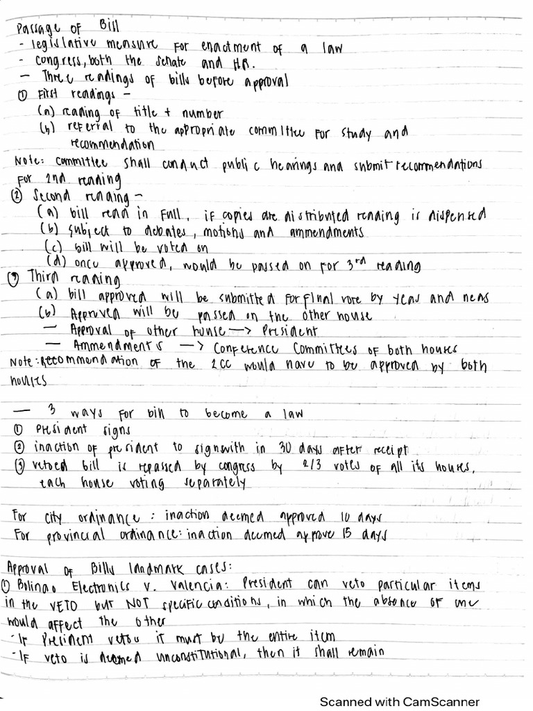 Approval of Bills Enrolled Bill Theory | PDF