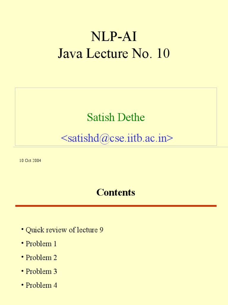 Java Lect 10 Pdf String Computer Science Object Computer Science