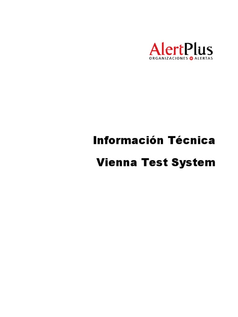 Información Técnica. Vienna Test System | PDF | Atención | Licencia de ...