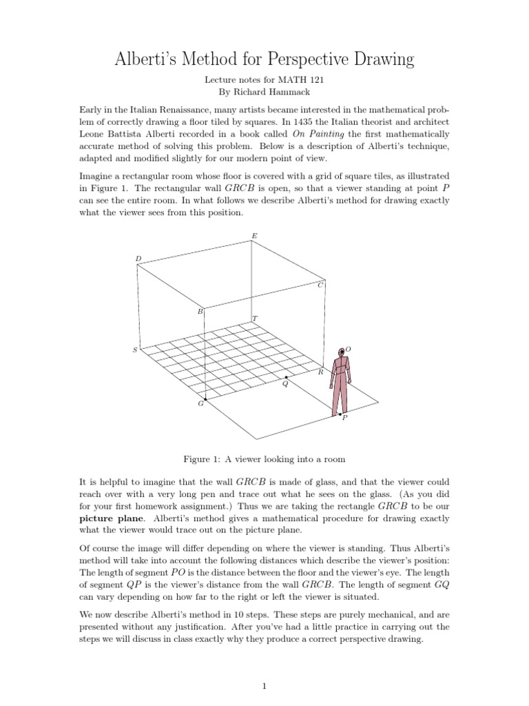 Alberti | PDF | Perspective (Graphical)