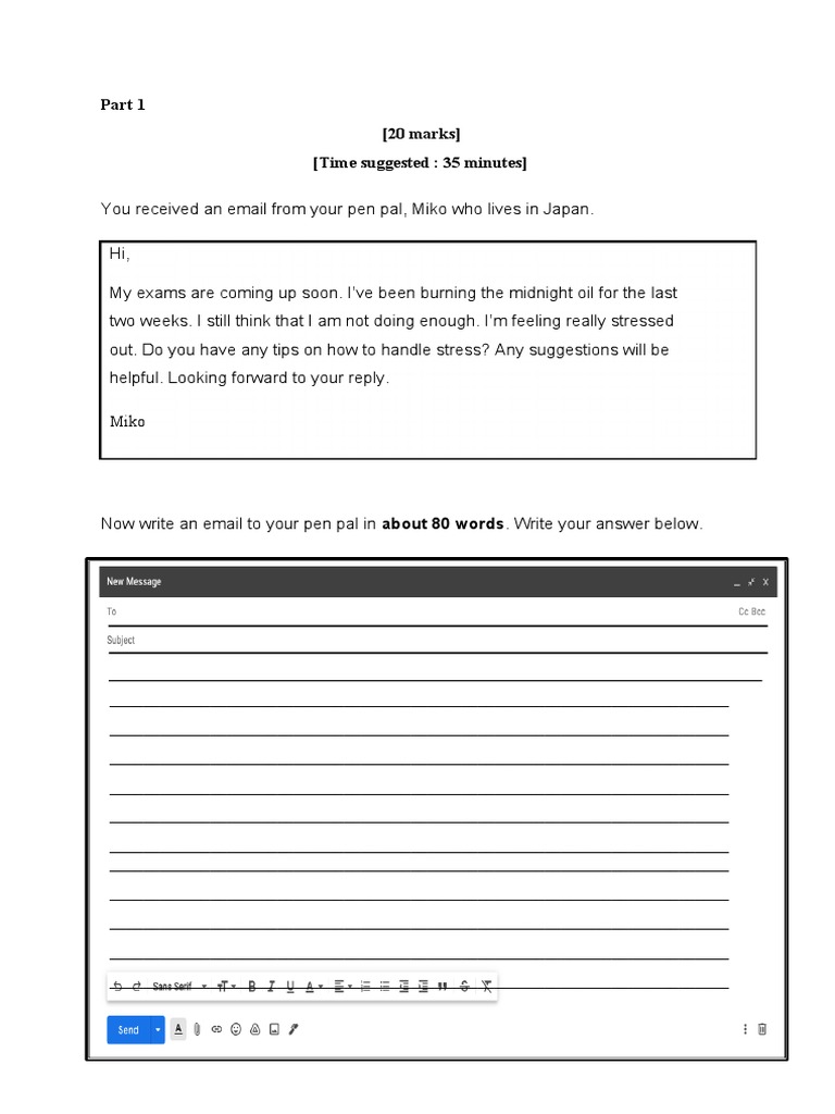 You Received An Email From Your Pen Pal | PDF | Communication