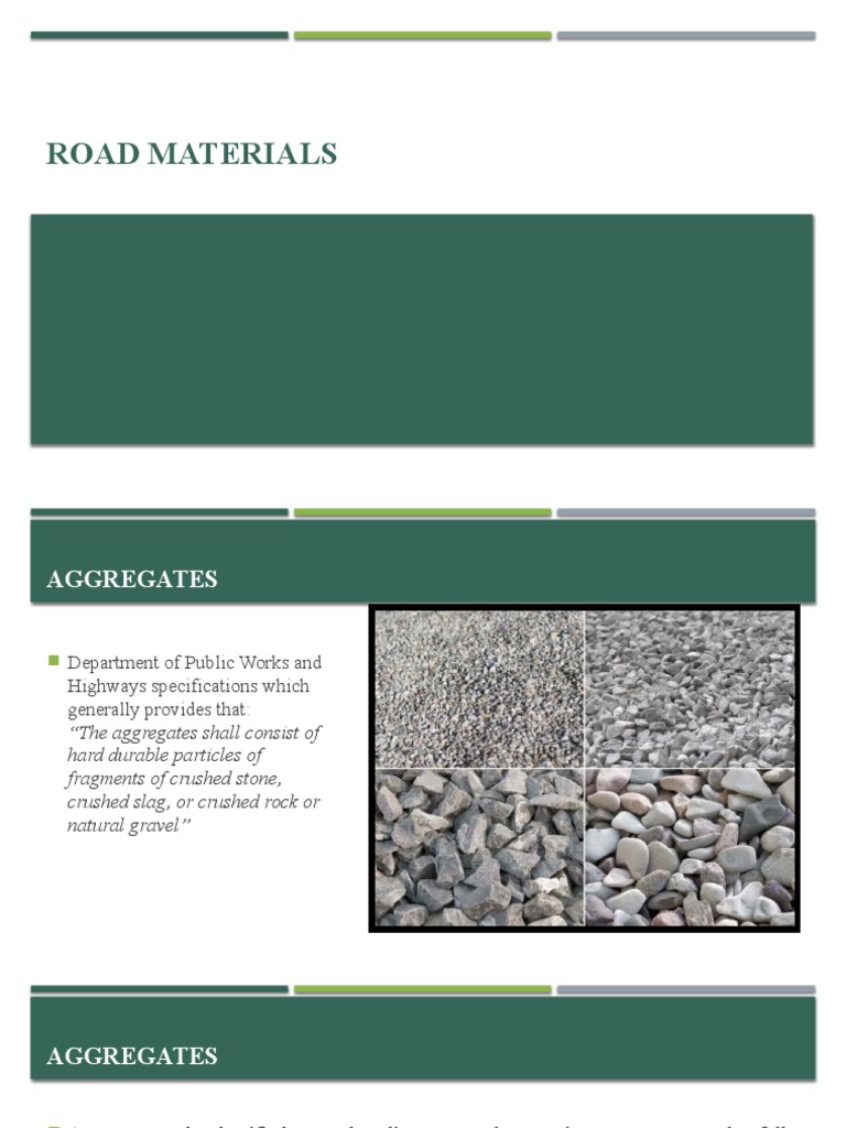 Road Materials | PDF
