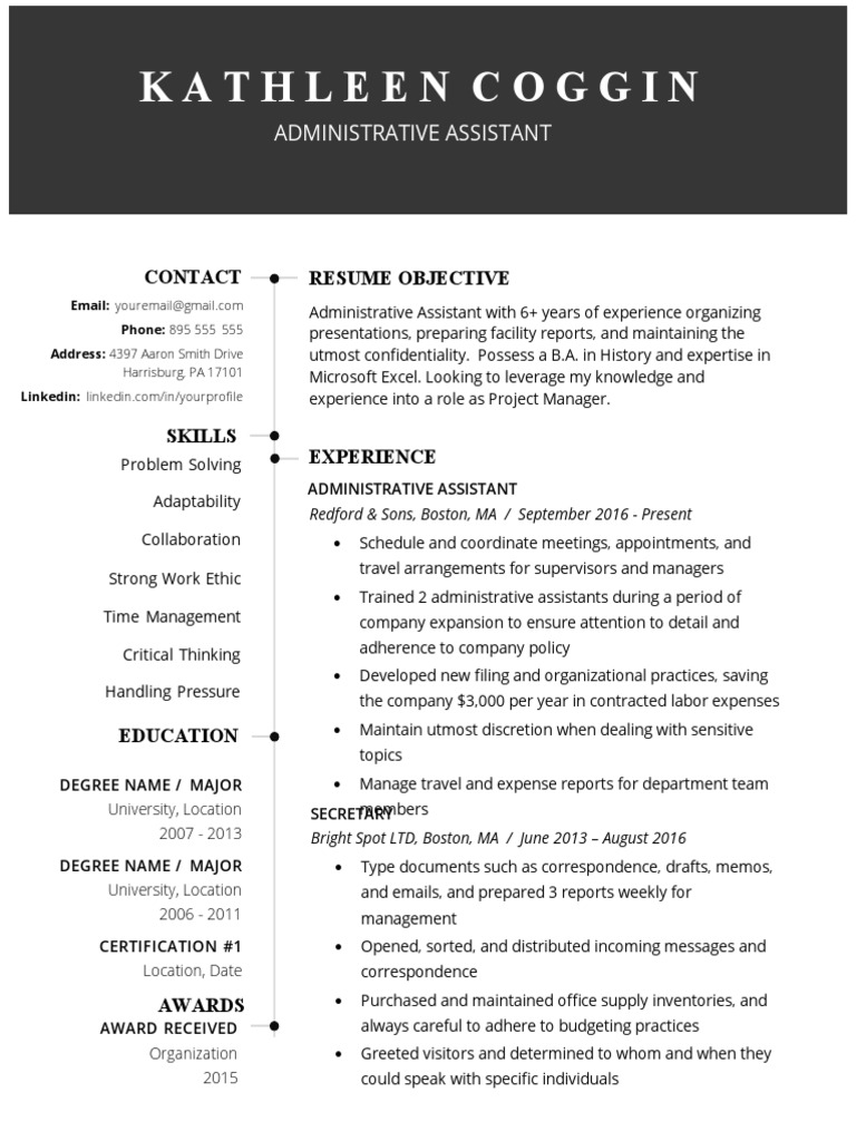 2019 Resume Template Original | PDF | Business