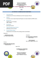 Accomplishment Report of Utility Worker | PDF