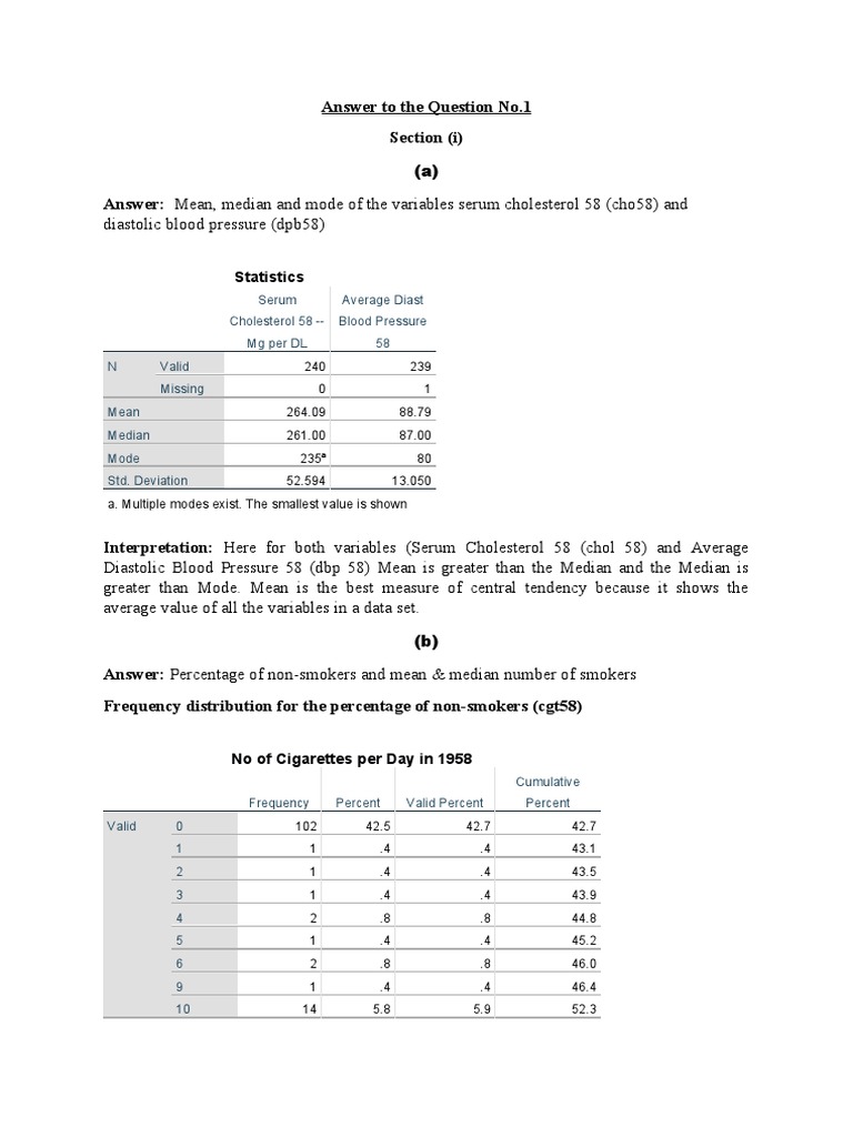 Spss Problem Solve | PDF | Errors And Residuals | Skewness