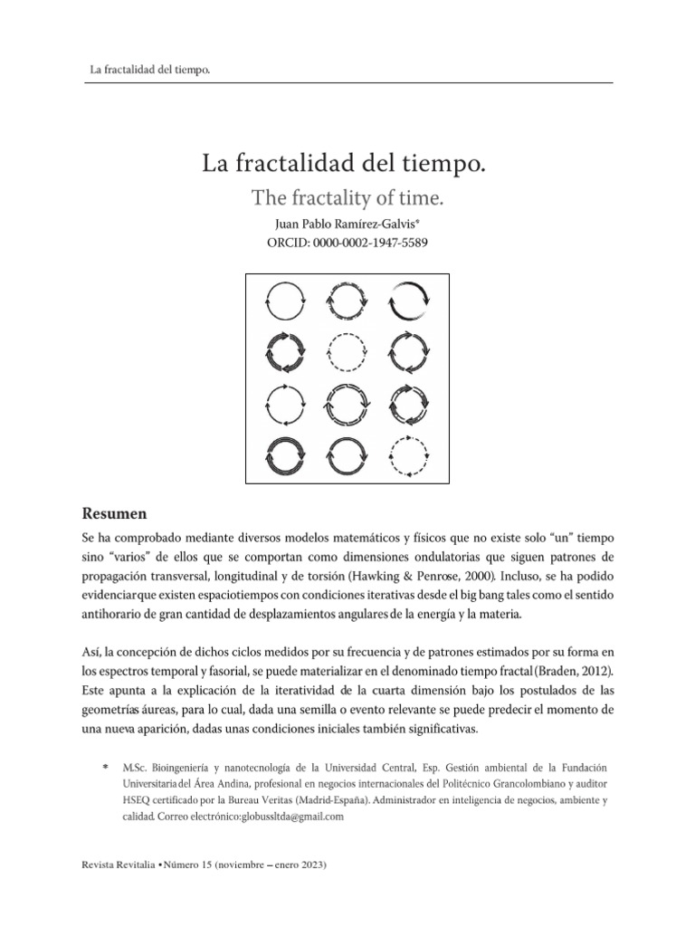 La Fractalidad Del Tiempo | PDF