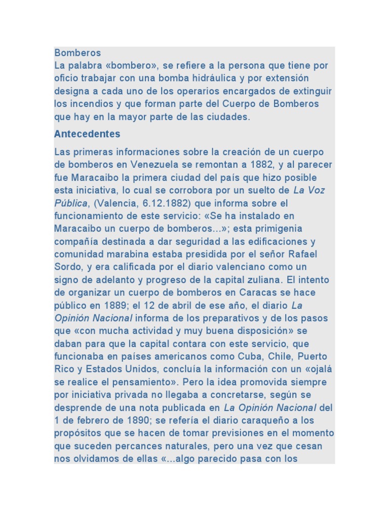 Bomberos | PDF | Viajes y turismo