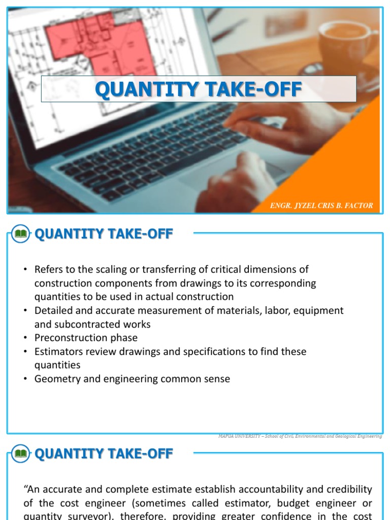 CE155 Quantity Take-Off - Excavation Quantity Calculation | PDF | Concrete | Engineering