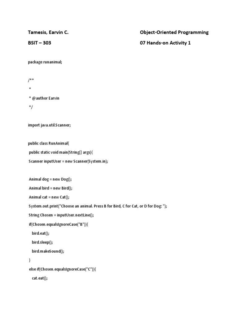 07 Hands On Activity 1 - Tamesis | PDF | Teaching Methods & Materials | Computers