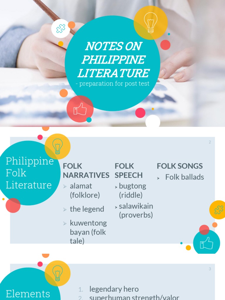 Notes On Philippine Literature | PDF | Poetry