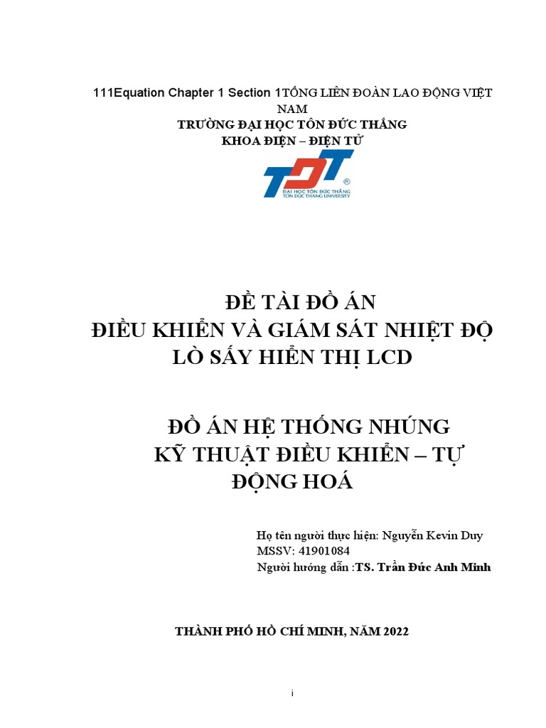 TS.Trần Đức Anh Minh - DAHTN - Nguyễn Kevin Duy - 41901084 | PDF