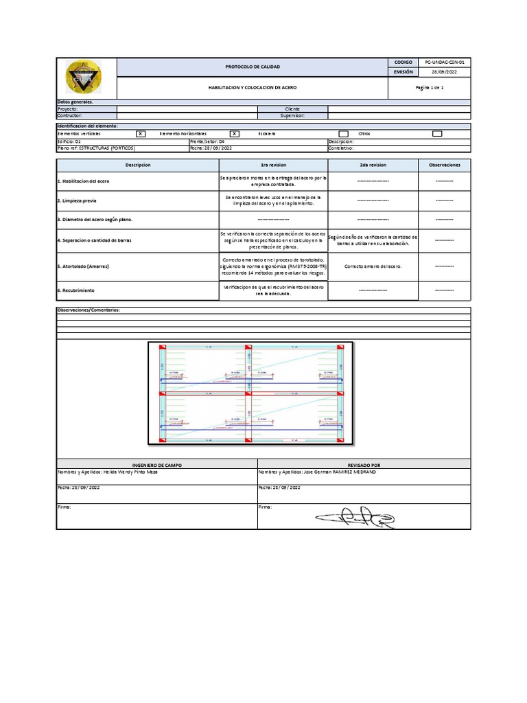 Protocolo de Calidad Del Acero (Grupo N°03) | PDF