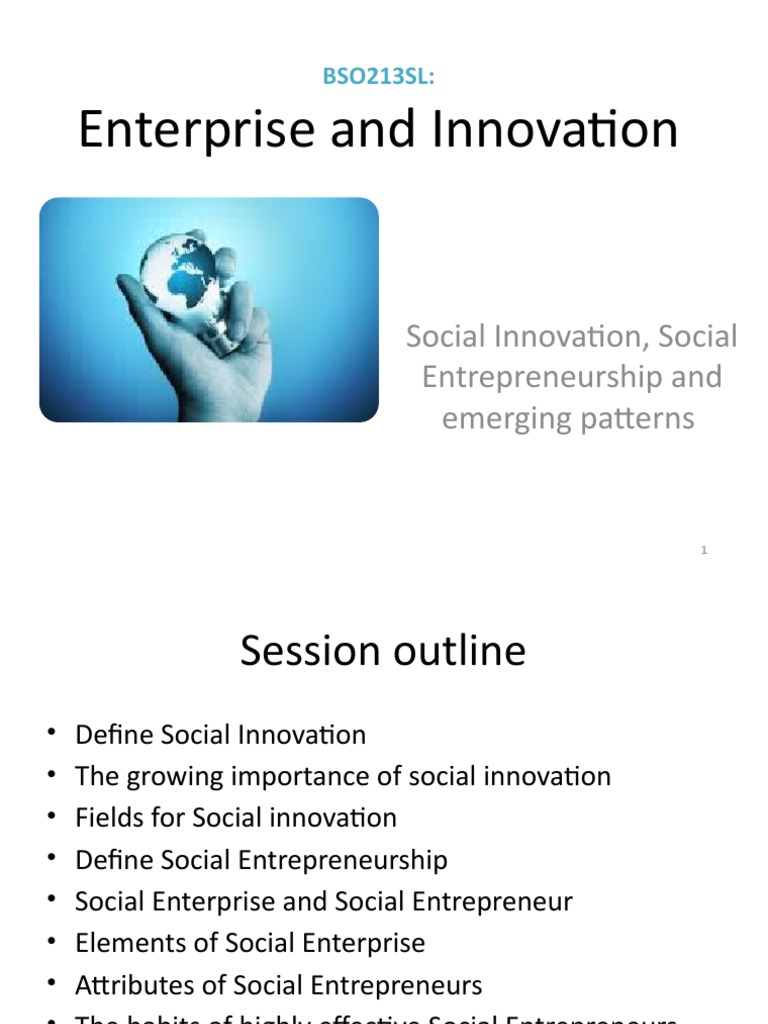 Social Innovation and Social Entrepreneurship | PDF | Social Science