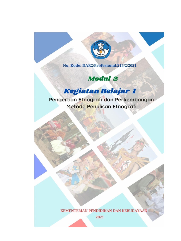 Antropologi Modul 2 Metode Etnografi KB 1 | PDF