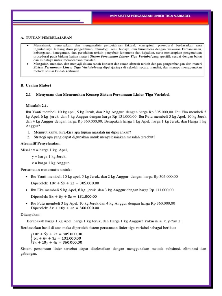 Matek Wajib X BAB 2 | PDF