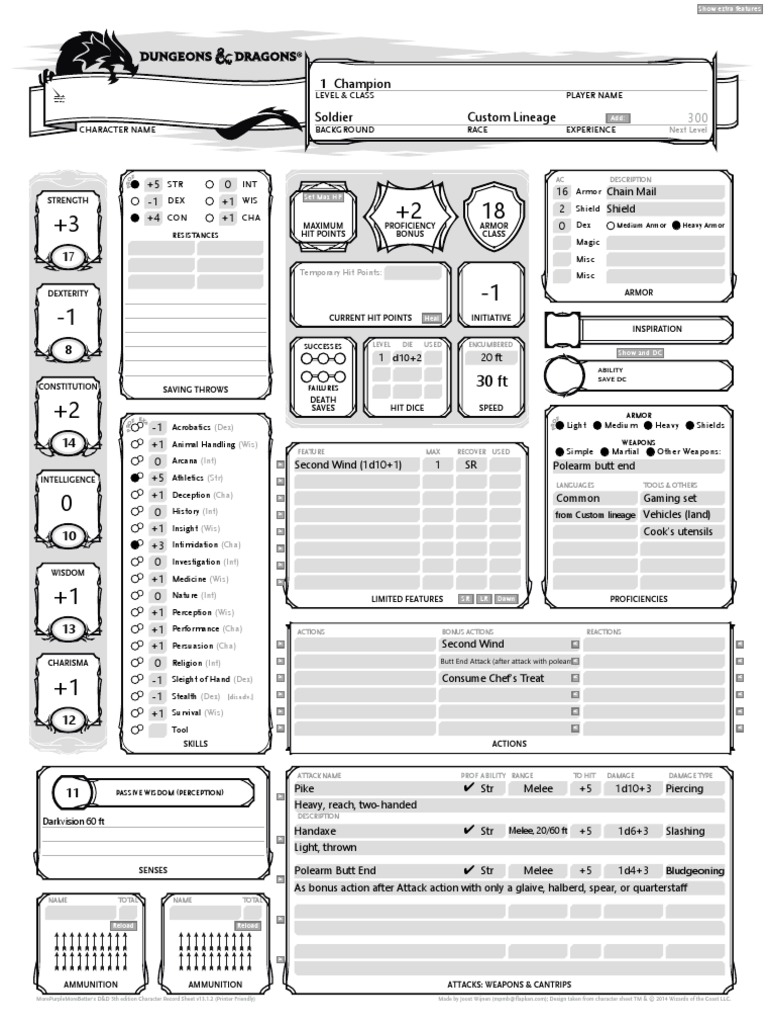 Simple D&D Character | Download Free PDF | Grappling | Dungeons & Dragons