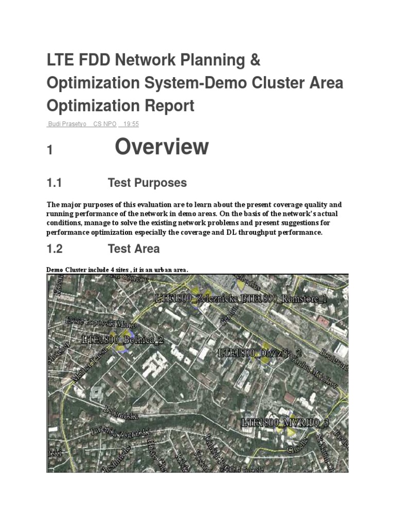 LTE FDD Network Planning and Optimization | PDF | Computers