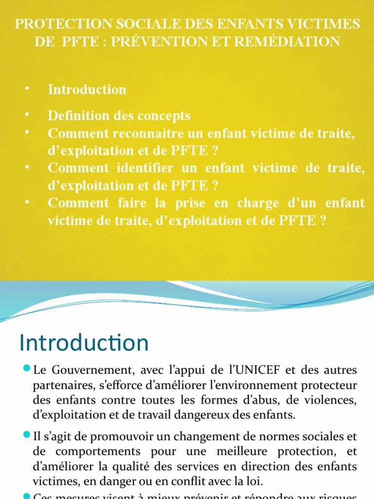 Module 4 Système de Referencement Des Enfants Victimes | PDF | Sécurité ...