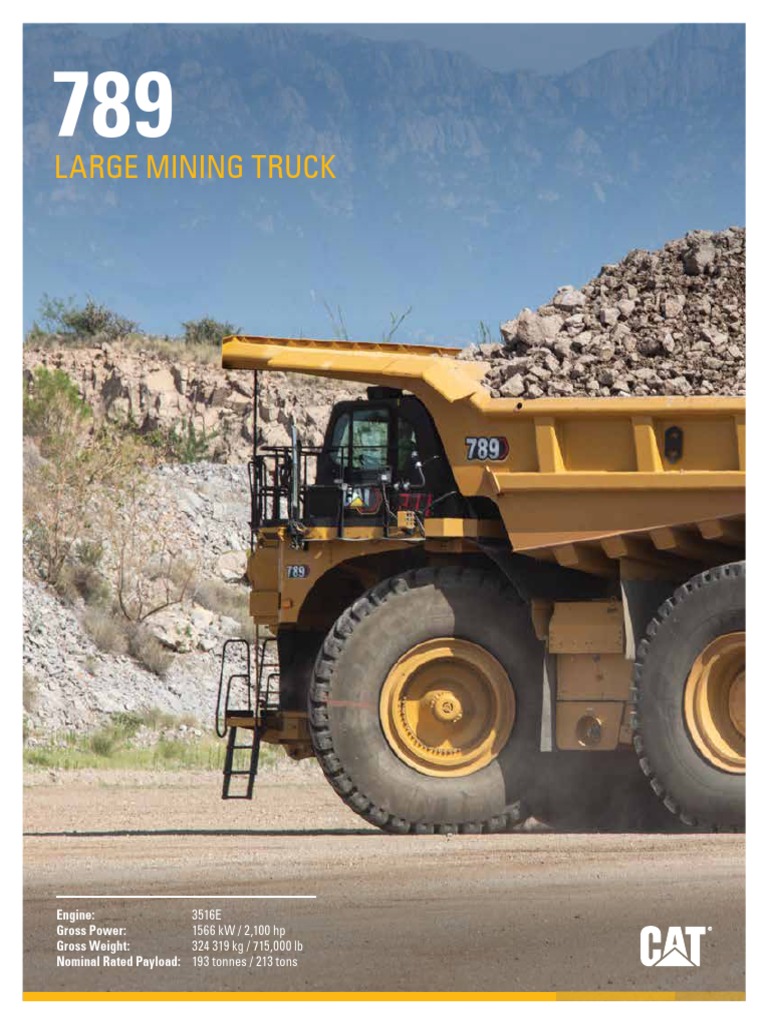 The Cat 789 Mining Truck | PDF