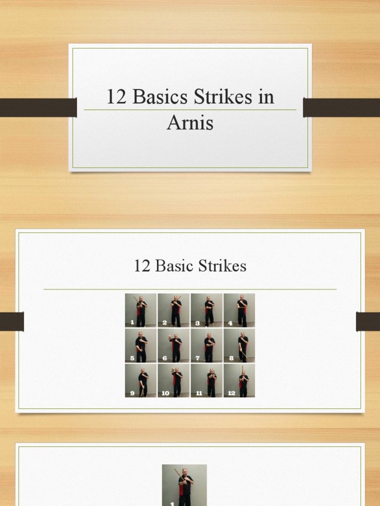 12 Basics Strikes In Arnis Pdf