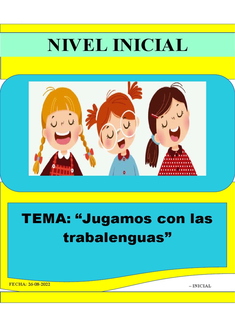 Actividades de Trabalenguas para Niños | PDF