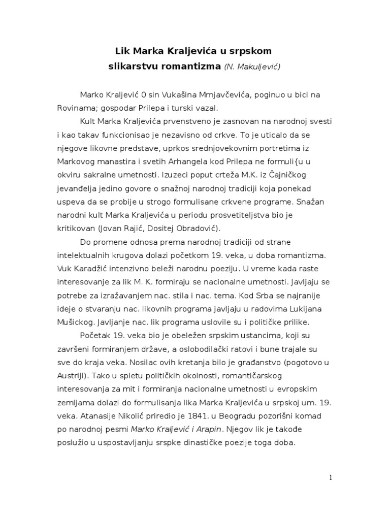 Marko Kraljevic | PDF