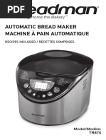 Toastmaster Bread Box Model 1186 Instruction Manual Recipes | PDF ...