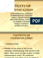 Dimensions of Communication | PDF | Nonverbal Communication | Communication