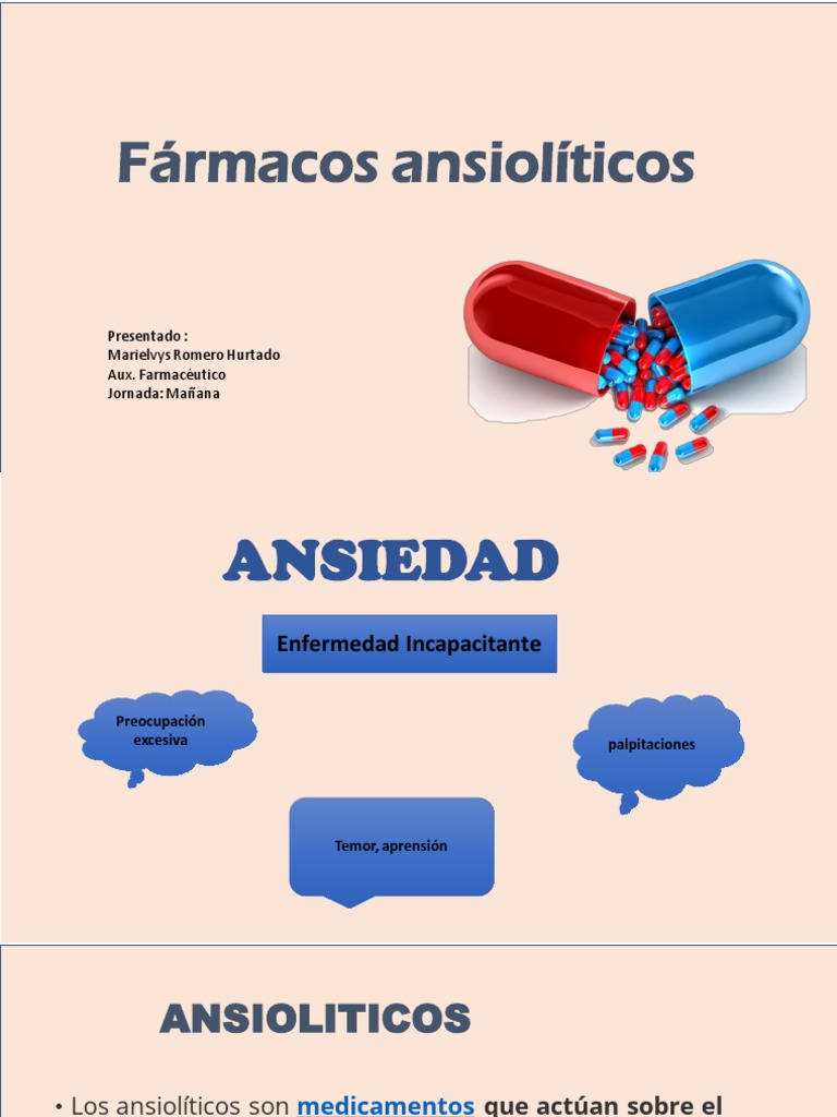 Fármacos Ansiolíticos | PDF