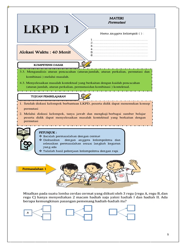 LKPD Permutasi | PDF