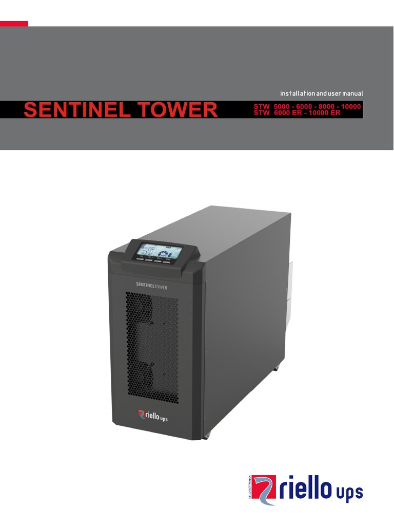 User Manual Sentinel Tower STW 5000-10000 EN | PDF | Mains Electricity | Fuse (Electrical)