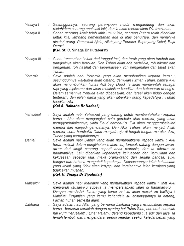 Liturgi Janji Keselamatan STM | PDF