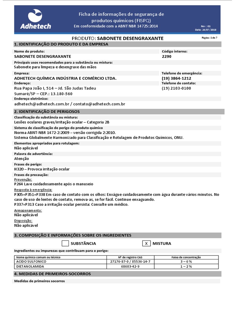 Fispq Modelo Quimico | PDF
