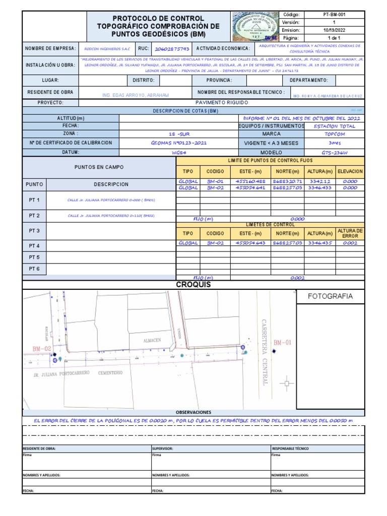 Protocolo de Control de Calidad BMS | PDF