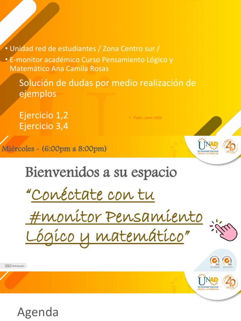 Bienvenidos A Su Espacio E Monitor - Ejercicios 1,2,3 y 4 Tarea Tarea 3 PLM | PDF | Conjunto ...