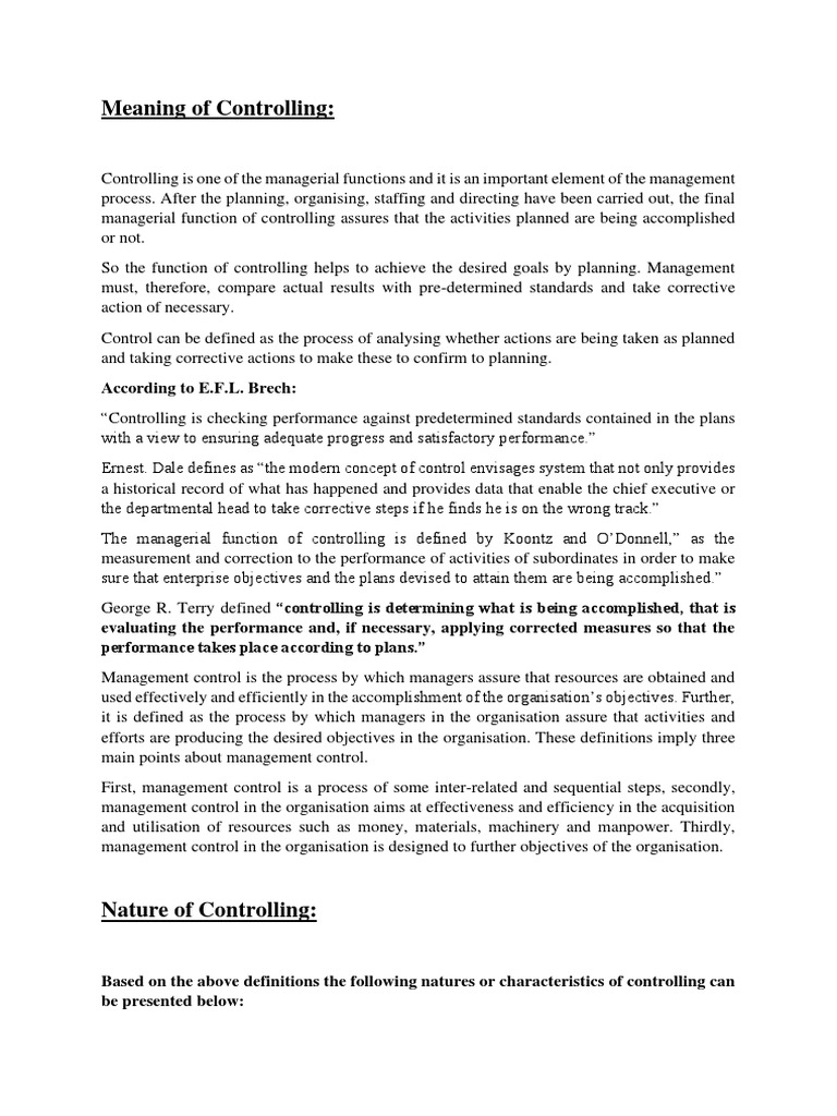 Unit 6 of Principles of Management | PDF | Business | Economies