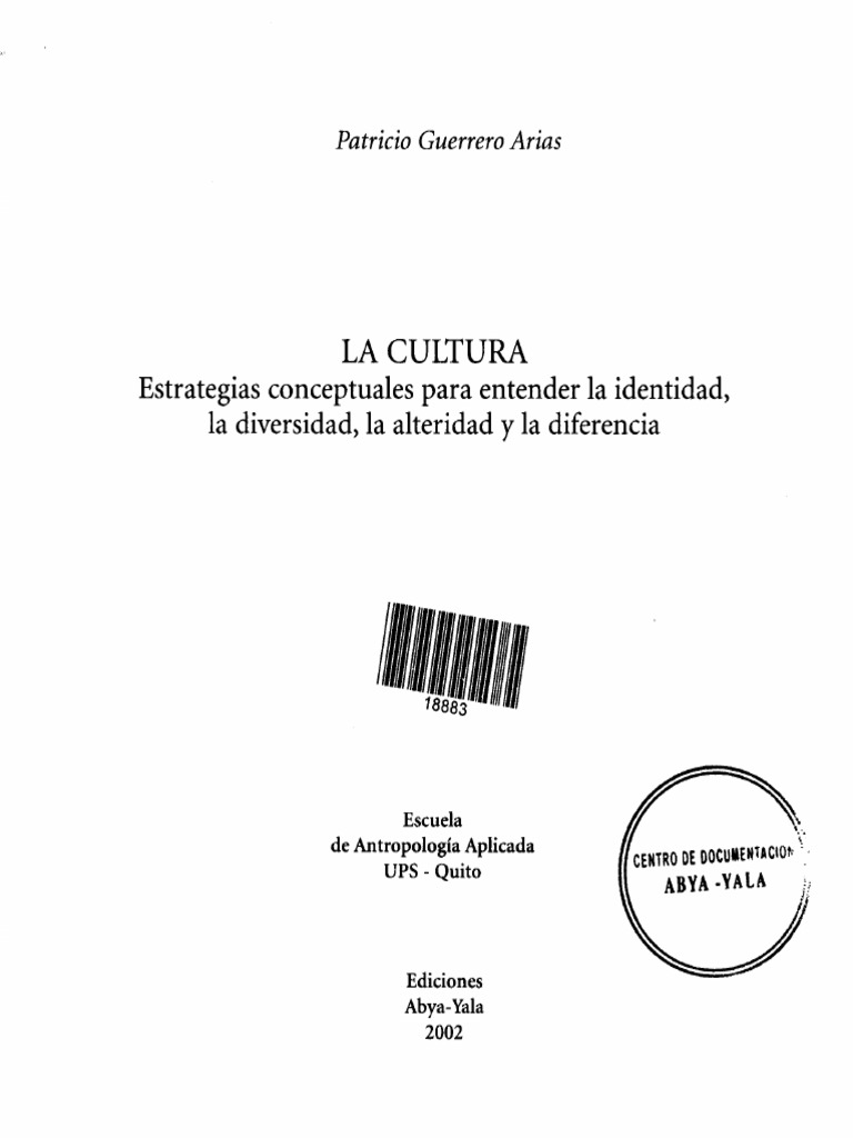 Estrategias para Entender la Cultura | PDF | Antropología | Concepto