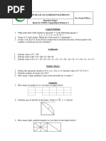SAMPLE Seamo A Past Paper | PDF | Science | Mathematics