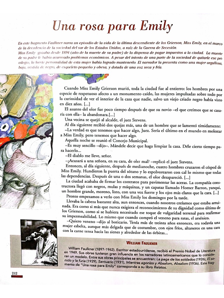 Una Rosa para Emily | PDF