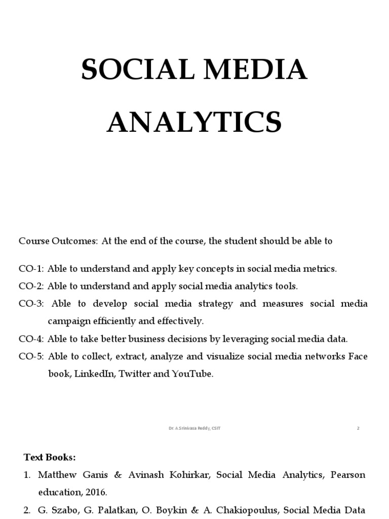Social Media Analytics Unit-1 | PDF | Infographics | World Wide Web