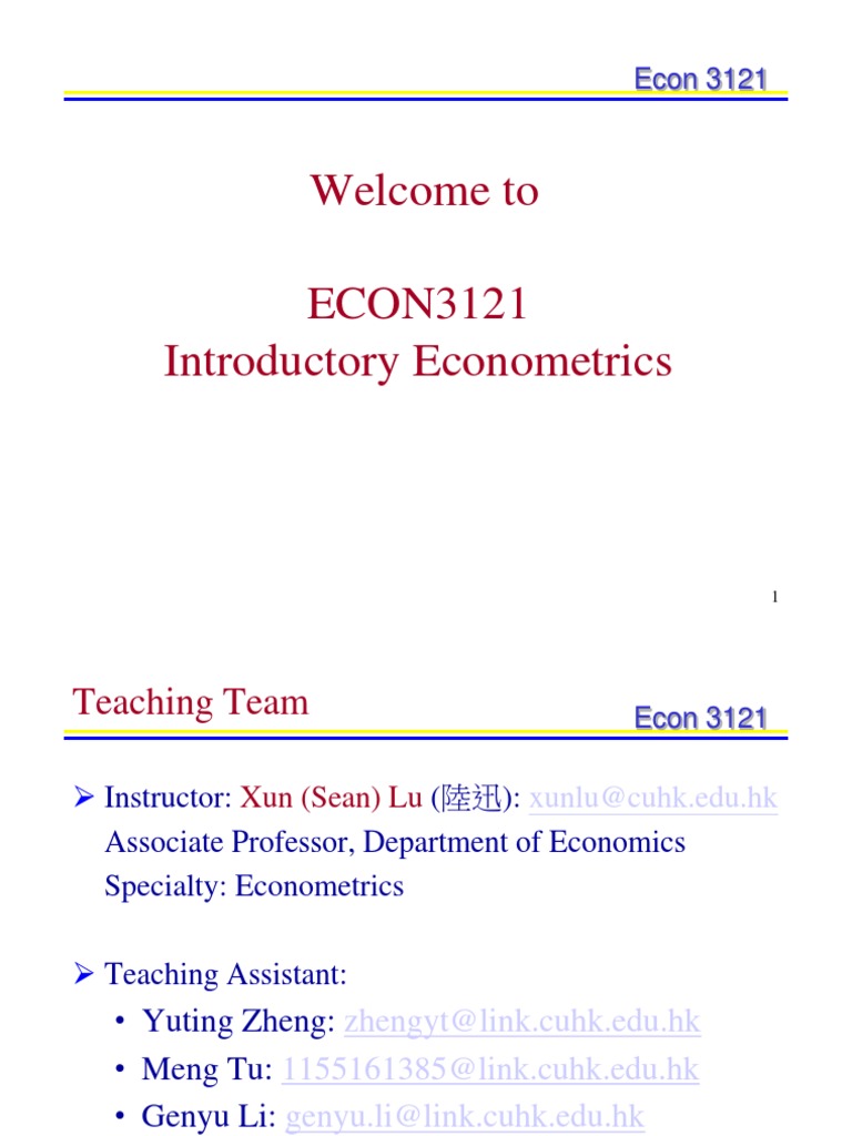 Topic 1A Introduction | PDF