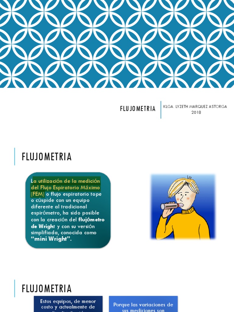 FLUJOMETRIA | PDF | Asma | Ciencias de la Salud
