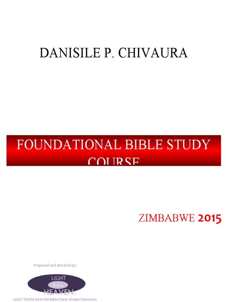 Foundational Bible Study Course: An Introduction to Key Christian ...