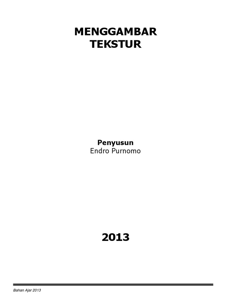 Menggambar Tekstur | PDF