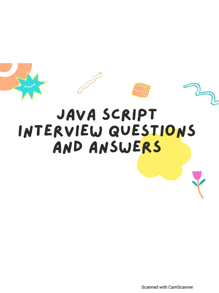 Javascript Interview Questions Answers | PDF
