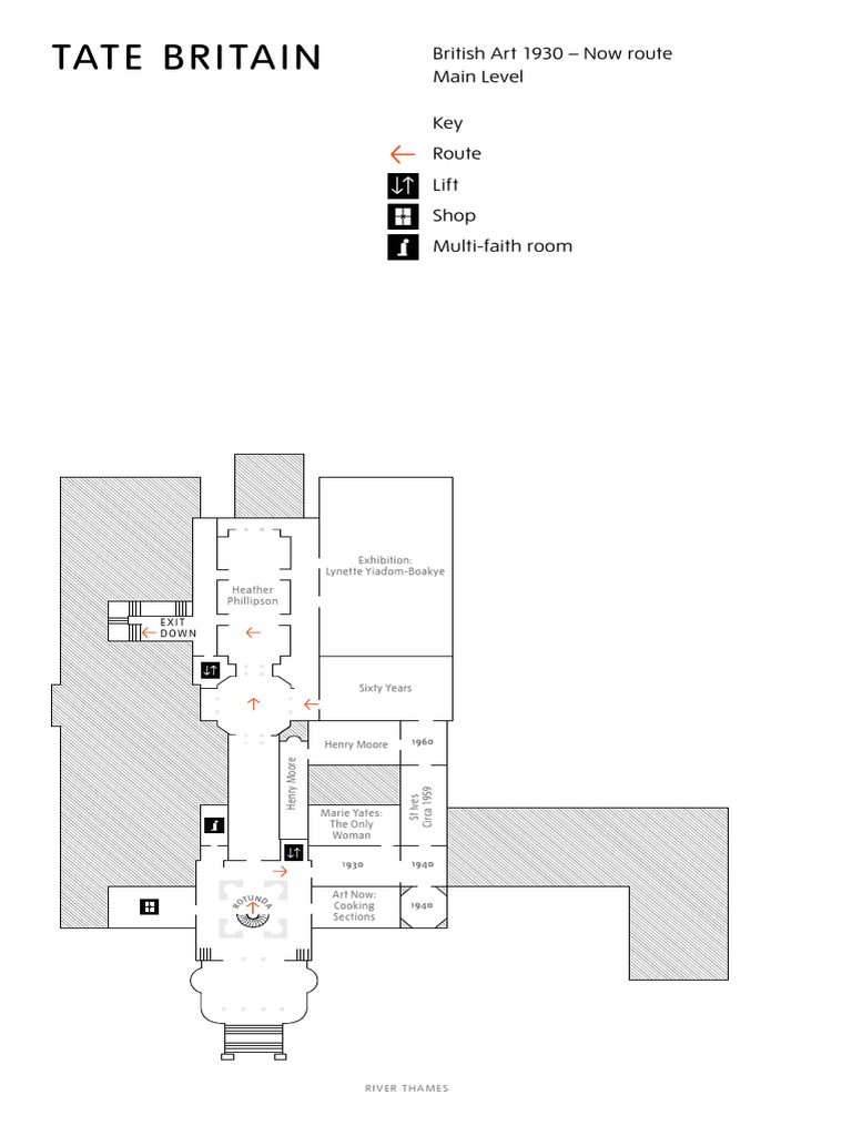 1930 Now Tate Britain Map | PDF
