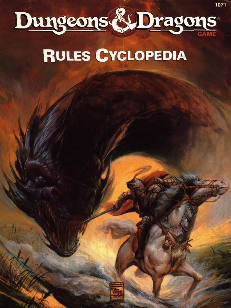 D - D Rules Cyclopedia | Download Free PDF | Gaming | Tsr, Inc.