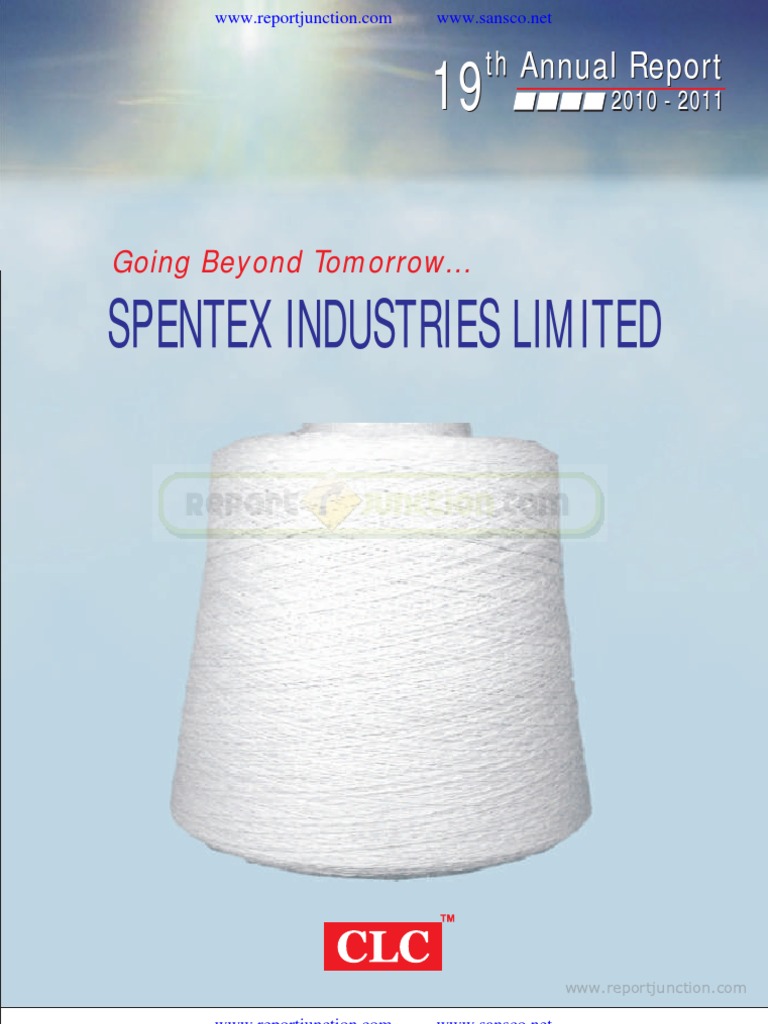 Spentex Industries LTD 2011 | PDF | Dividend | Board Of Directors